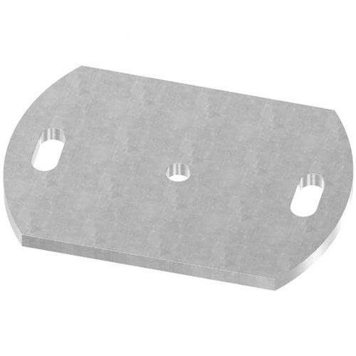 Ankerplaat staal 170 x 120 x 8 mm met 2 slobgaten - RVSLand