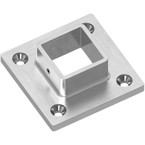 RVS flens voor koker 30 x 30 mm, RVS304 - RVSLand