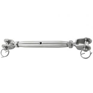 RVS316 spanwartel met twee haken, M12 - RVSLand