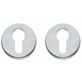 Ronde profielcilinder rozetten mat chroom 49x7mm - RVSLand