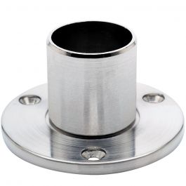 Flens voor buis met M8 schroefdraad, RVS Look - RVSLand