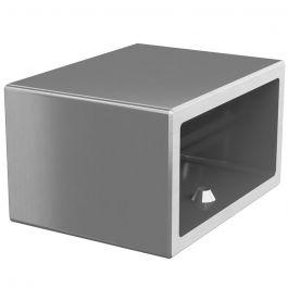 Muurflens 40x20mm RVS316 met blinde bevestiging - RVSLand