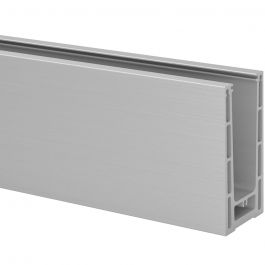 Easy Glass Prime Topmontage vloerprofiel RVS Look 1 meter