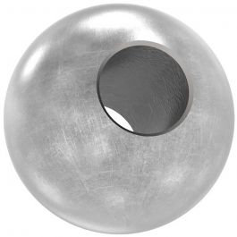 Stalen kogel met doorgaand gat | Diverse maten - RVSLand