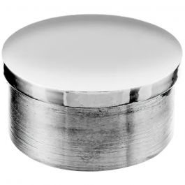Eindkap chroom vlak voor buis 25,4x1,27 mm - RVSLand