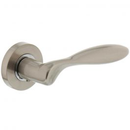 Intersteel Deurkruk George op rozet nikkel mat - RVSLand