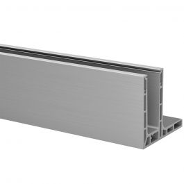 Easy Glass Smart F Topmontage vloerprofiel, 5 m - RVSLand