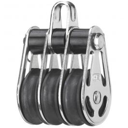 RVS Katrol 3 Rollen Glijlager & Hanger voor Touw 6mm Kopen?