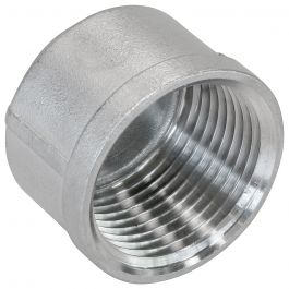 Ronde kap, Draadfitting, RVS316 - RVSLand