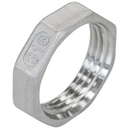 RVS zeskant moer 1/2 duim, Draadfitting, RVS316 - RVSLand