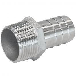 Slangpilaar, Draadfitting, RVS316 - RVSLand