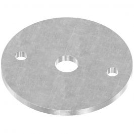 Ankerplaat staal rond 80 x 6 mm - RVSLand