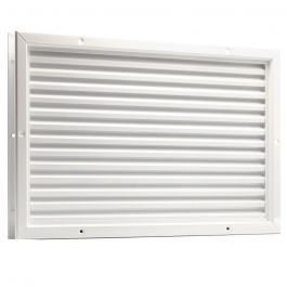 Deurrooster 545x345mm wit aluminium - RVSLand