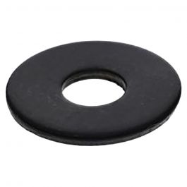 Carrosseriering zwart M10 | DIN9021 | RVS 316 (A4) | 10 stuks