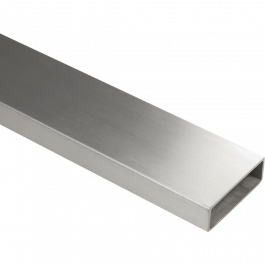 RVS koker 60 x 20 x 2,0 mm RVS 316, 5 meter