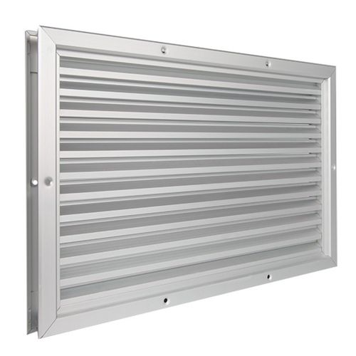Deurrooster 545x345mm aluminium geanodiseerd F1 - RVSLand